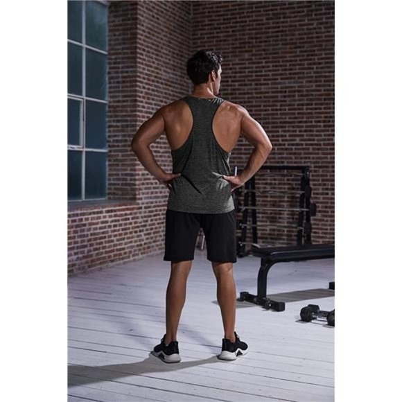 Shirts Mens 3 Pack Tank Tops Gym Workout Shirt Yback Sleeveless